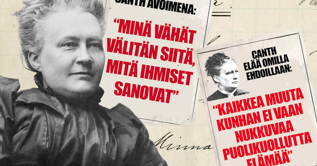 Minna Canth oli feministi ja oman aikansa vaikuttaja – tänään ...