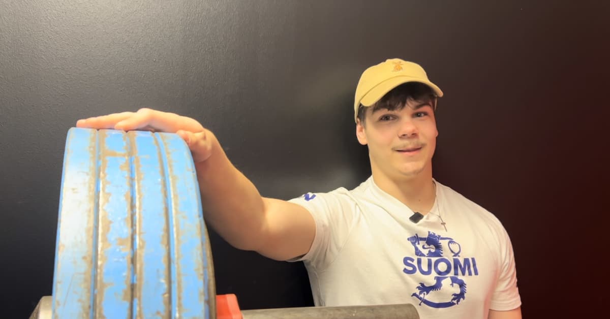 Viljami Javanainen, 16, jahtaa viikonloppuna jalkakyykyn Suomen ...
