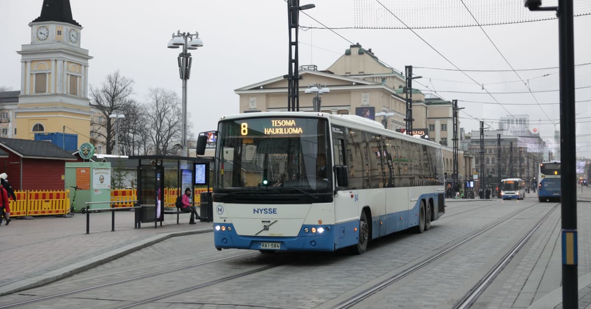 Linja 8 siirtyy poikkeusreitille Tesoman ja Epilän välillä ensi ...