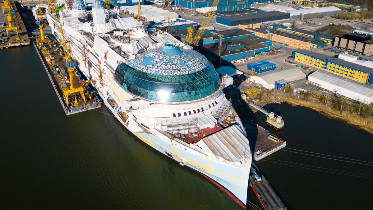 Turussa rakennettava maailman suurin loistoristeilijä suuntaa ...