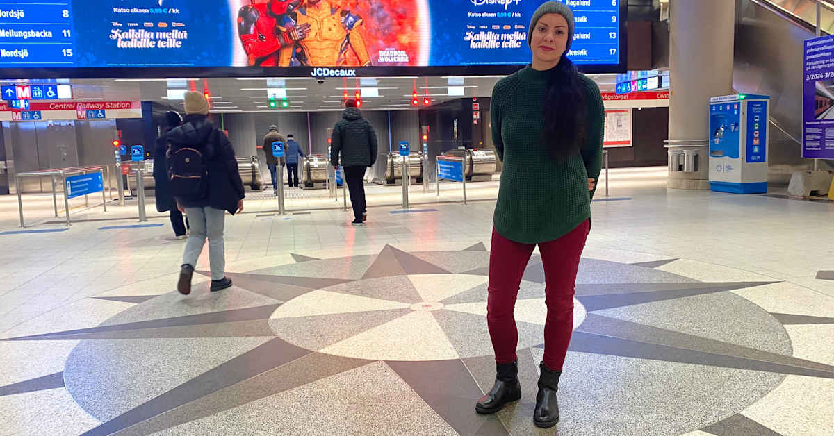 Safa Solatis dans vid metrostation stoppades av ordningsvakter: ”Jag ...