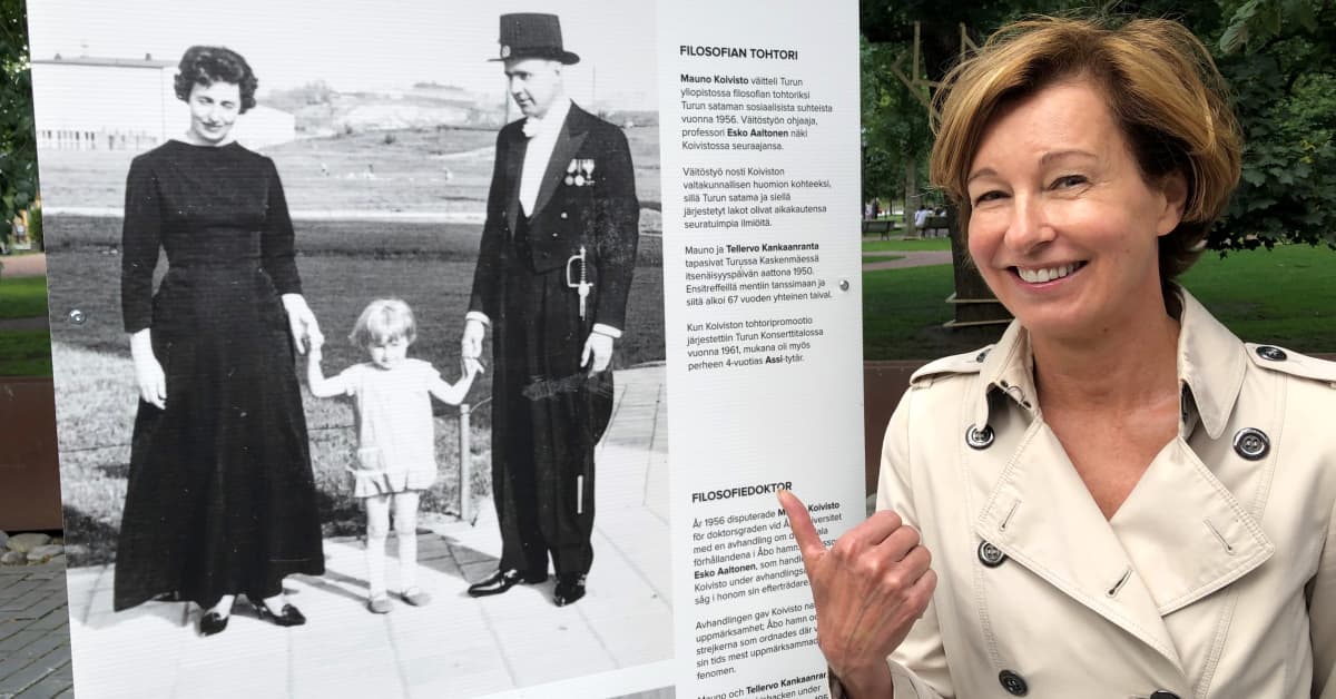 Assi Koivisto-Allonen kiittää Turkua isänsä muiston kunnioittamisesta ...