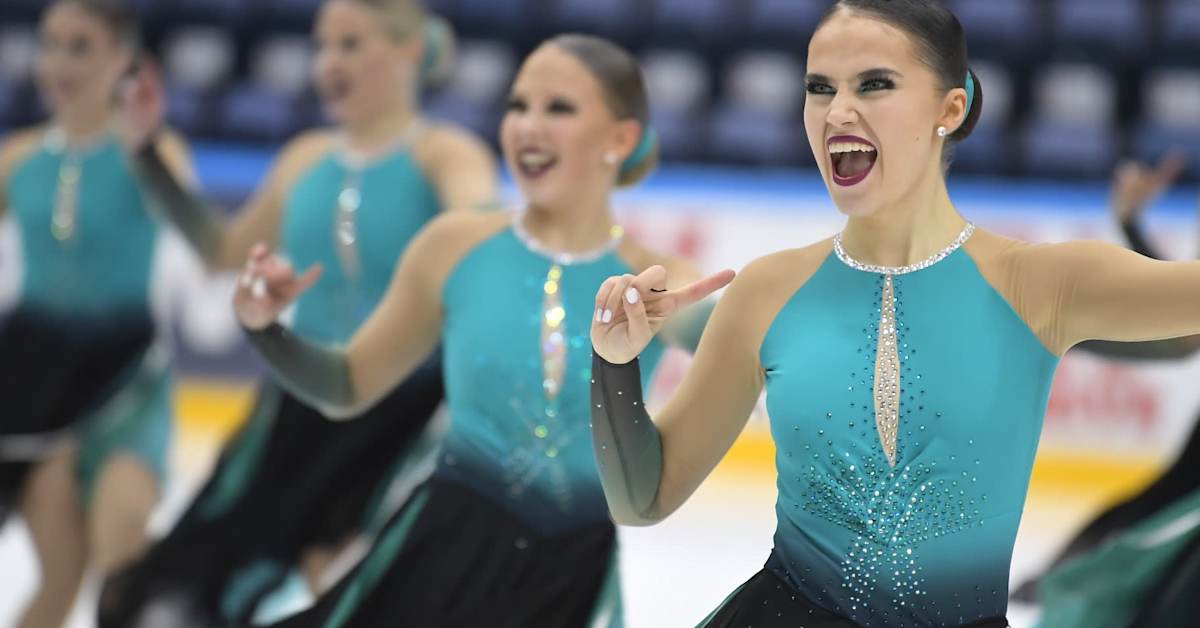 Team Fintastic vann guld i junior-VM i synkroniserad konståkning ...