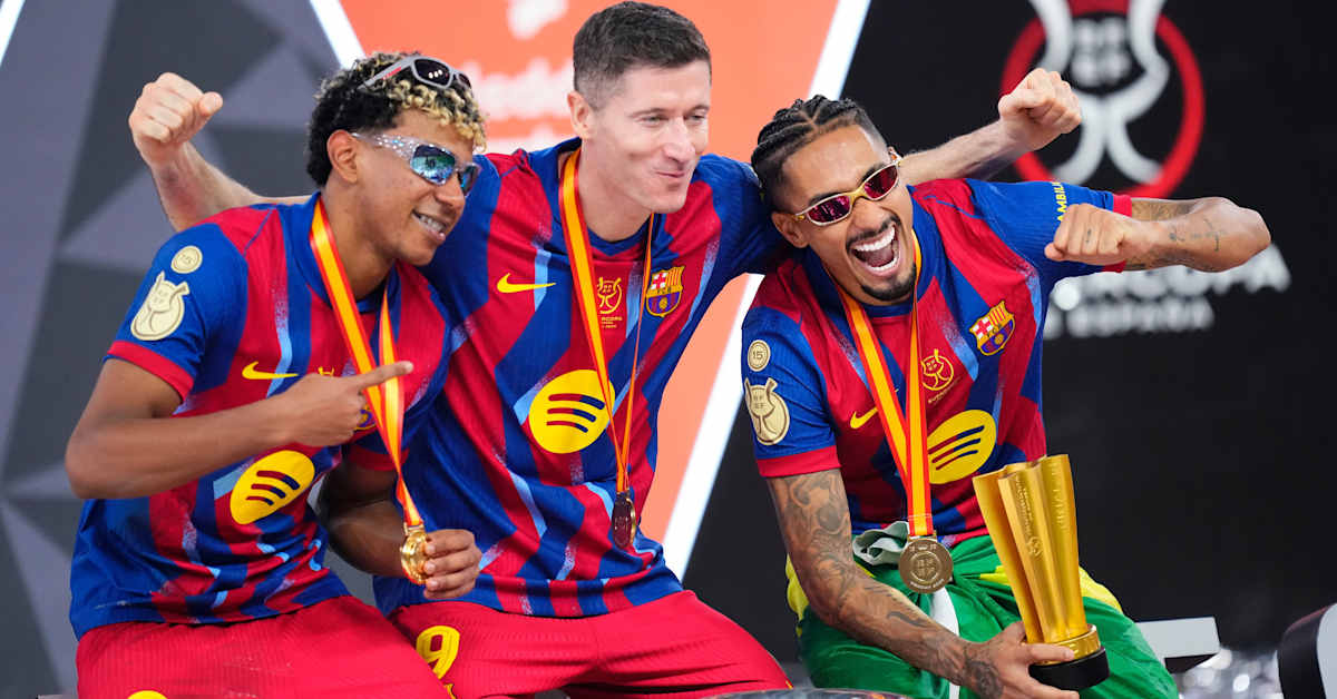 Raphinha ledde Barcelona till seger i spanska supercupen | Sport | Yle