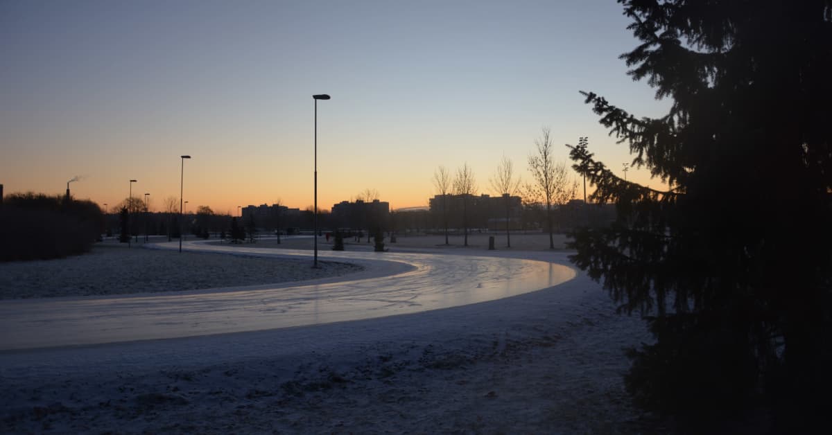Kupittaan luistelumato ja Parkin kenttä avautuvat luistelijoille ...