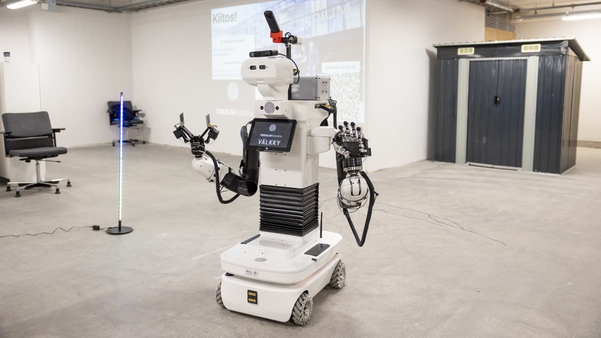 Helsinkiläissairaalaan tulee avaruuskäyttöön tarkoitettu robotti, joka ...