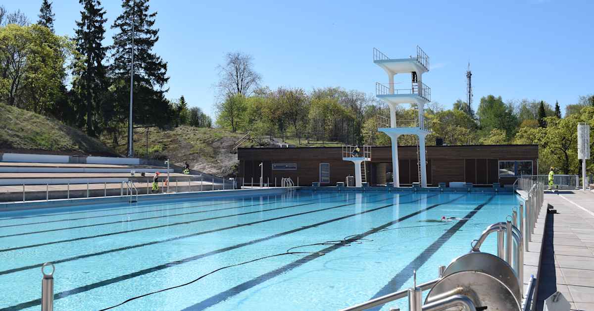 Samppalinna utebad fick tillbaka sitt ursprungliga utseende | Åboland ...