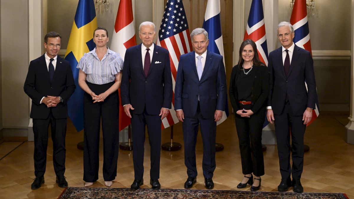 Nordic leaders join Biden in Helsinki for summit | News | Yle Uutiset