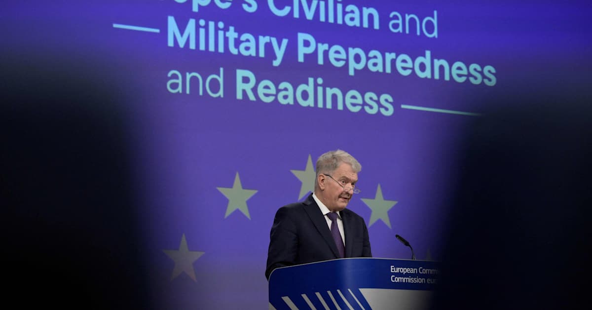 Niinistö presents report on civilian and defence readiness to European ...