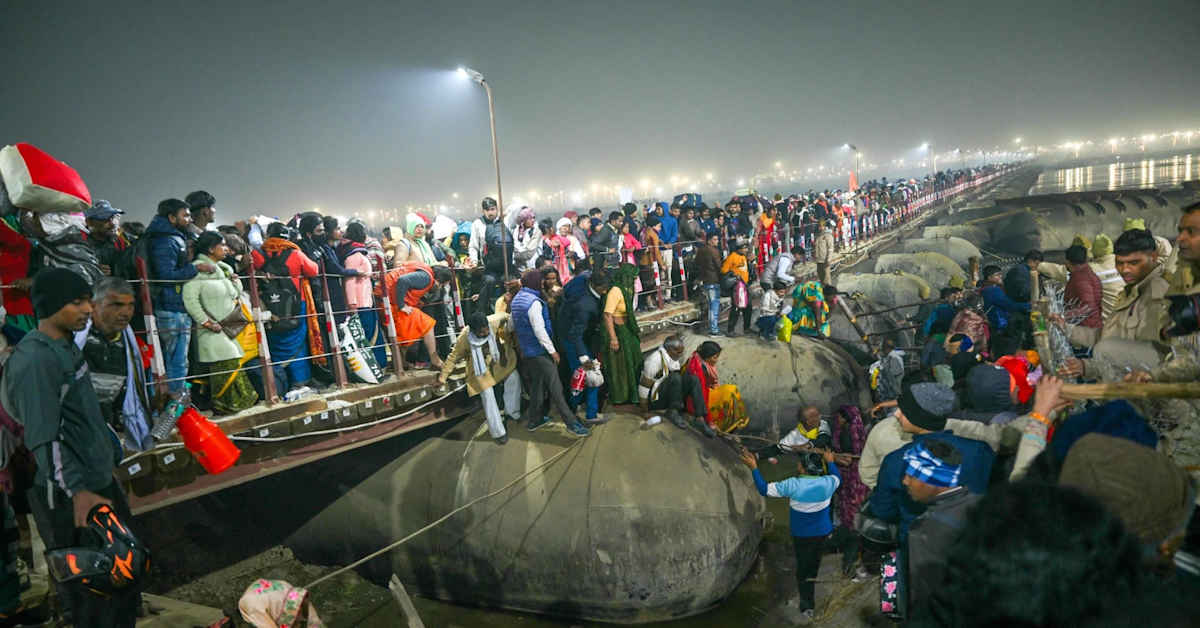 Pilgrimer trampades ihjäl under festivalen Kumbh Mela i Indien ...