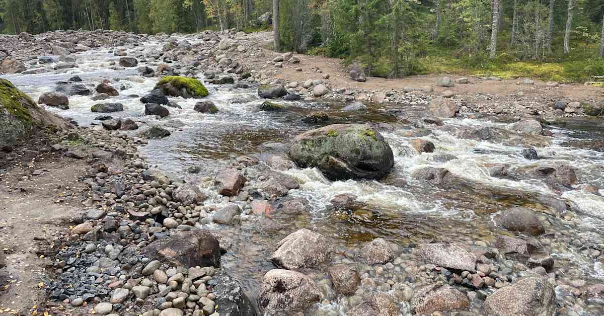 Koski päästettiin kahleistaan – katso videolta, miten maisema muuttui ...