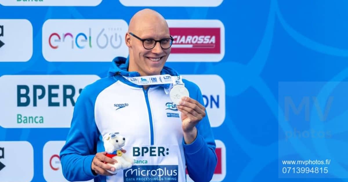 Uimari Matti Mattssonista Satakunnan vuoden urheilija | Satakunta | Yle