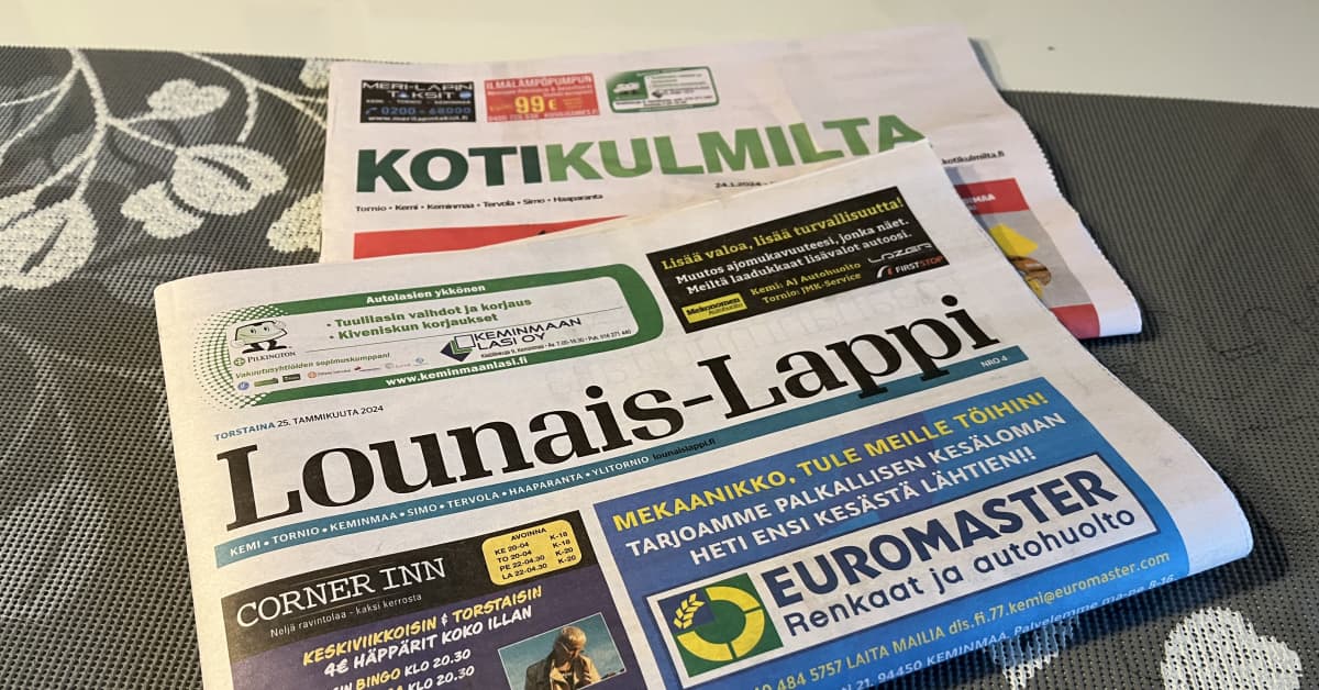 Meri-Lapin kaupunkilehdet yhdistetään – ensi kuusta alkaen ilmestyy ...