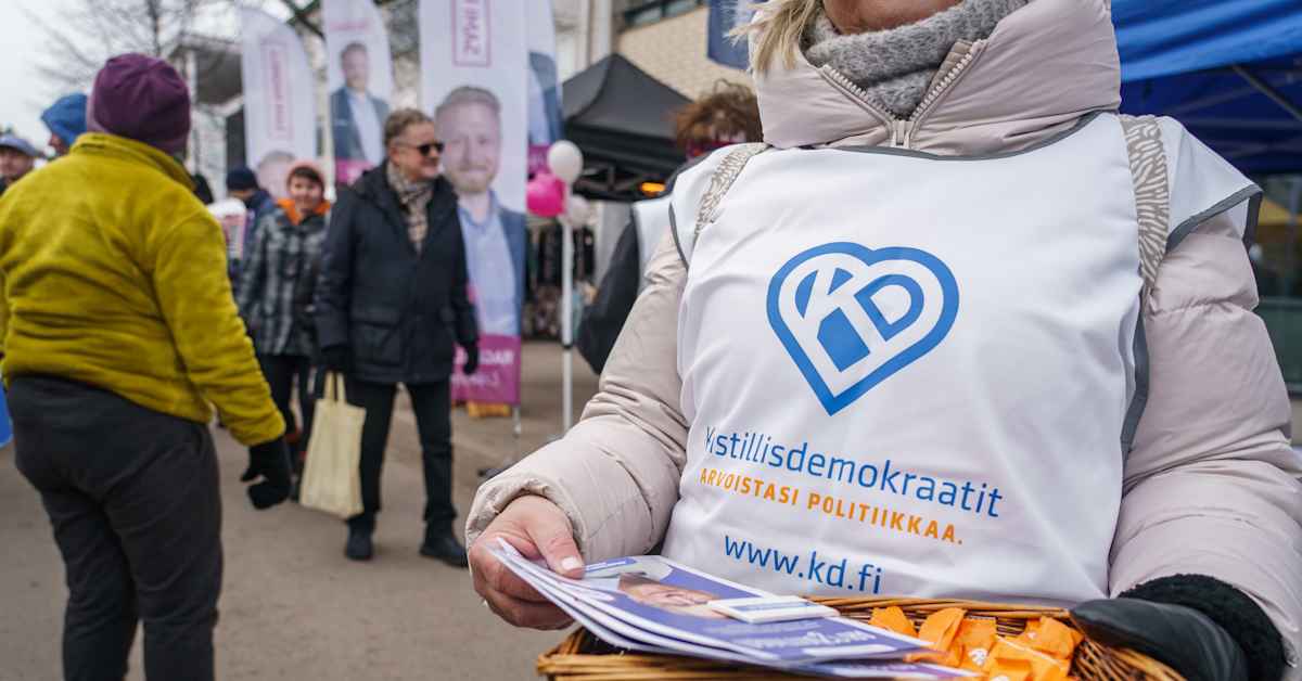Kristdemokraterna tror på ökat väljarstöd i Egentliga Finland och att många väljare delar ...