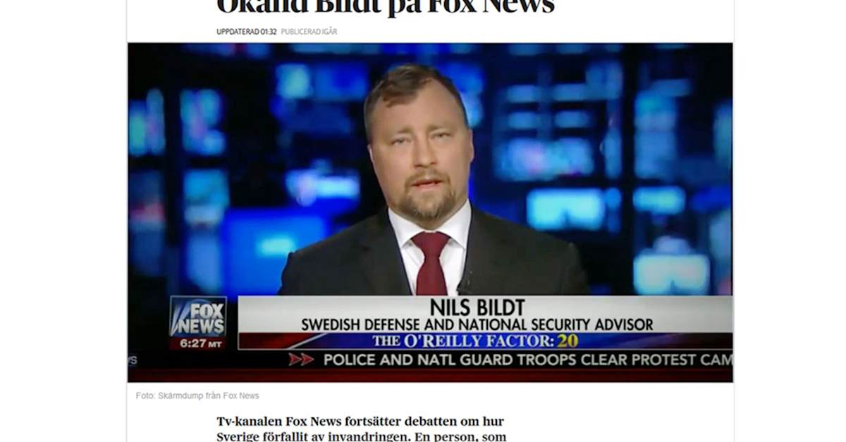 Twitter skrattar åt "säkerhetsrådgivaren" Nils Bildt och Carl Bildt ...