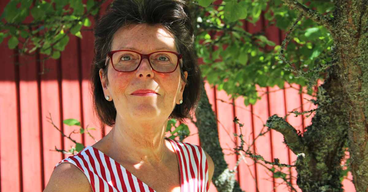 Sommargästen Gunilla Löfstedt-Söderholm blev ett av TV-nytts mest kända ...