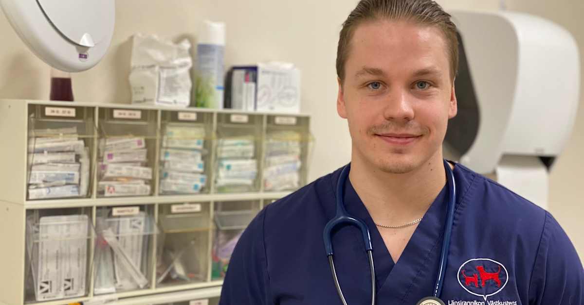 Efter sex år vid universitetet i Tartu är Simon Holmberg veterinär ...