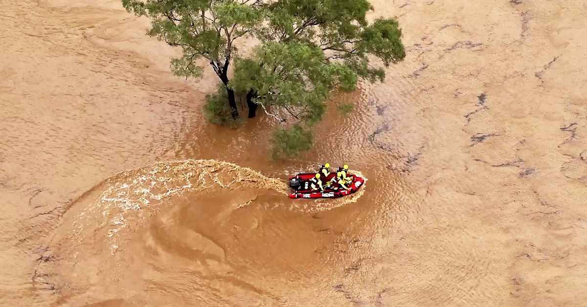 Tulva peitti Australiassa yli Suomen kokoisen alueen – video: kenguru ...