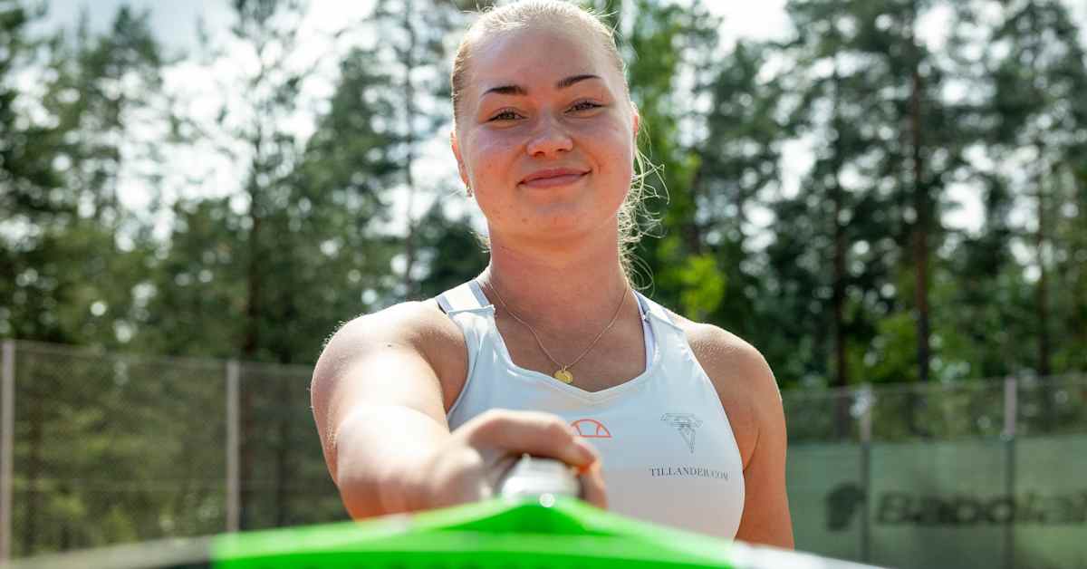 Lappeenrantalaislähtöinen Laura Hietaranta pyrkii vauhdilla tenniksen ...