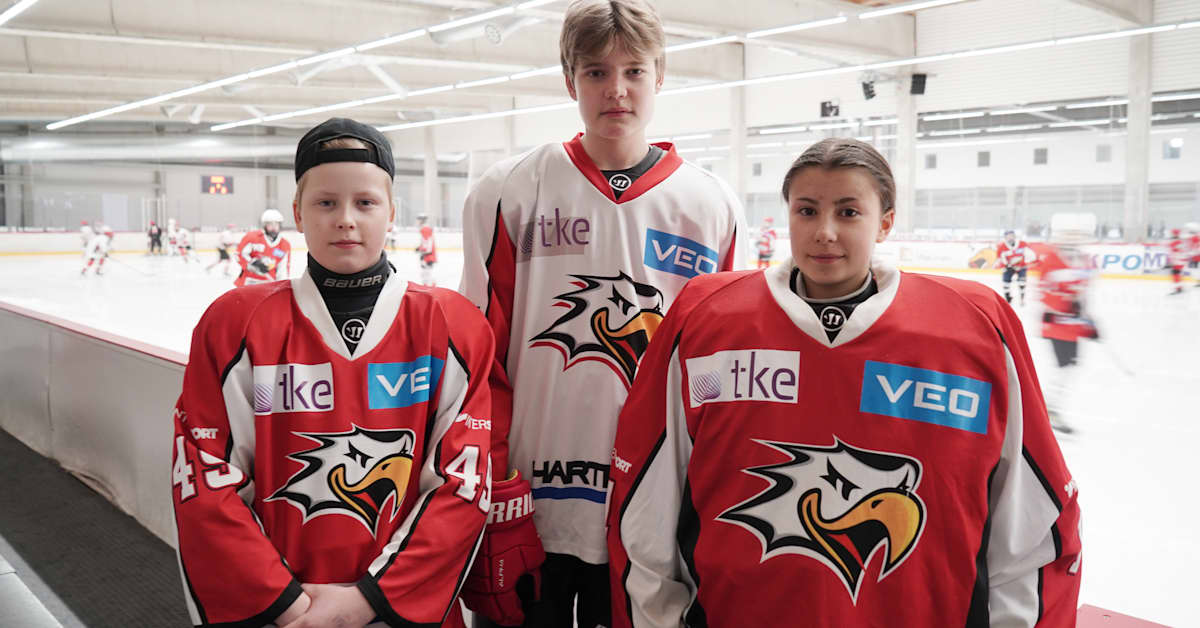 Unga hockeyspelare är taggade inför ishockey-VM: ”Finland tar guld ...