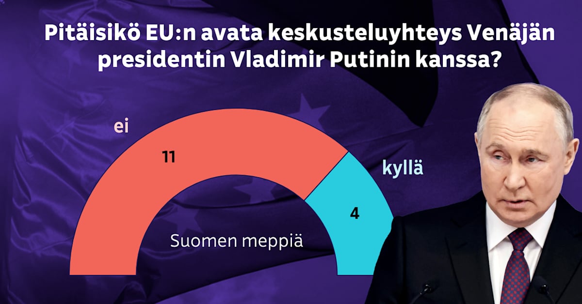 Suurin osa Suomen mepeistä toivoisi, ettei Putinin kanssa puhuta – neljä on eri mieltä ...