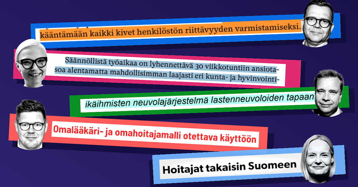 Yle selvitti: näin puolueet ratkaisisivat hyvinvointialueiden ongelmia | Uutisia lyhyesti | Yle ...