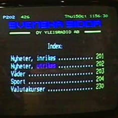 Text-TV | Svenska Yle | Nyheter, sport, händelser