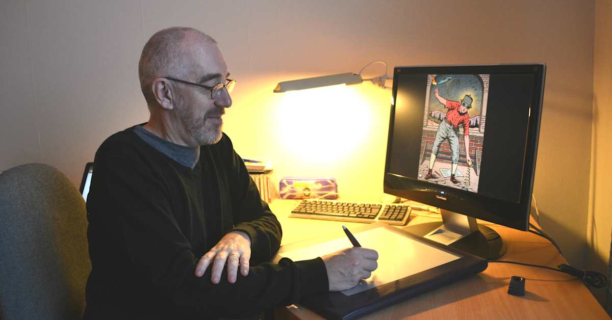 Sibbos kulturpris: Serietecknaren Stéphane Rosse flyttade till Nickby ...