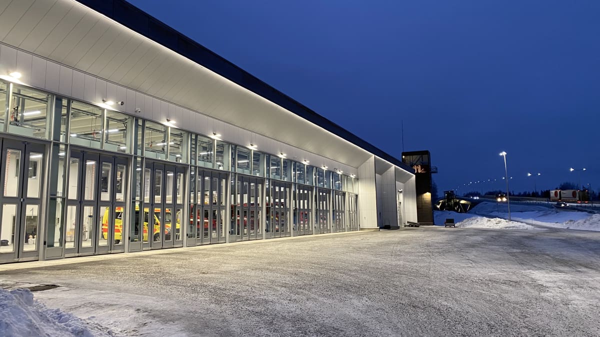 Savonlinnan uudella paloasemalla on puhdas ja likainen puoli erikseen ...