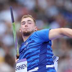 Toni Keränen Pariisin olympialaisissa.