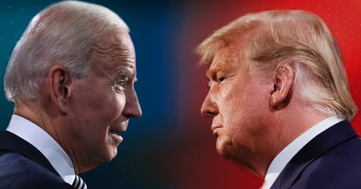Presidentvalet i USA: Imagetävling i nattens första tv-debatt mellan Biden och Trump | Utrikes ...