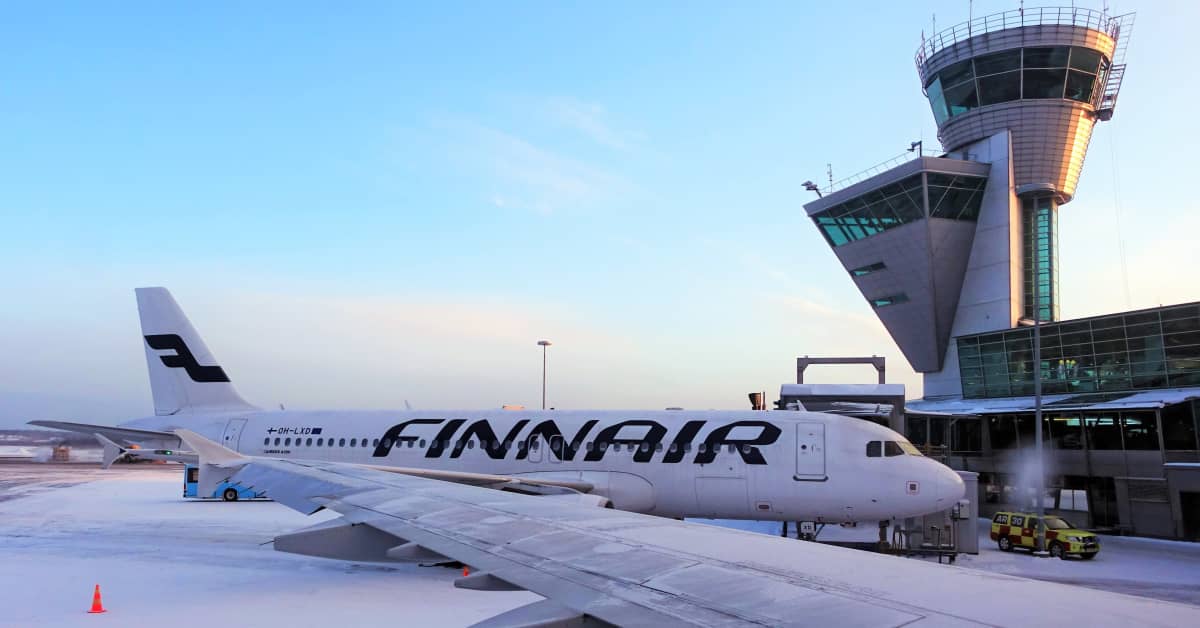 Finnairs flyg försenas och ställs in på grund av snöoväder | Inrikes ...