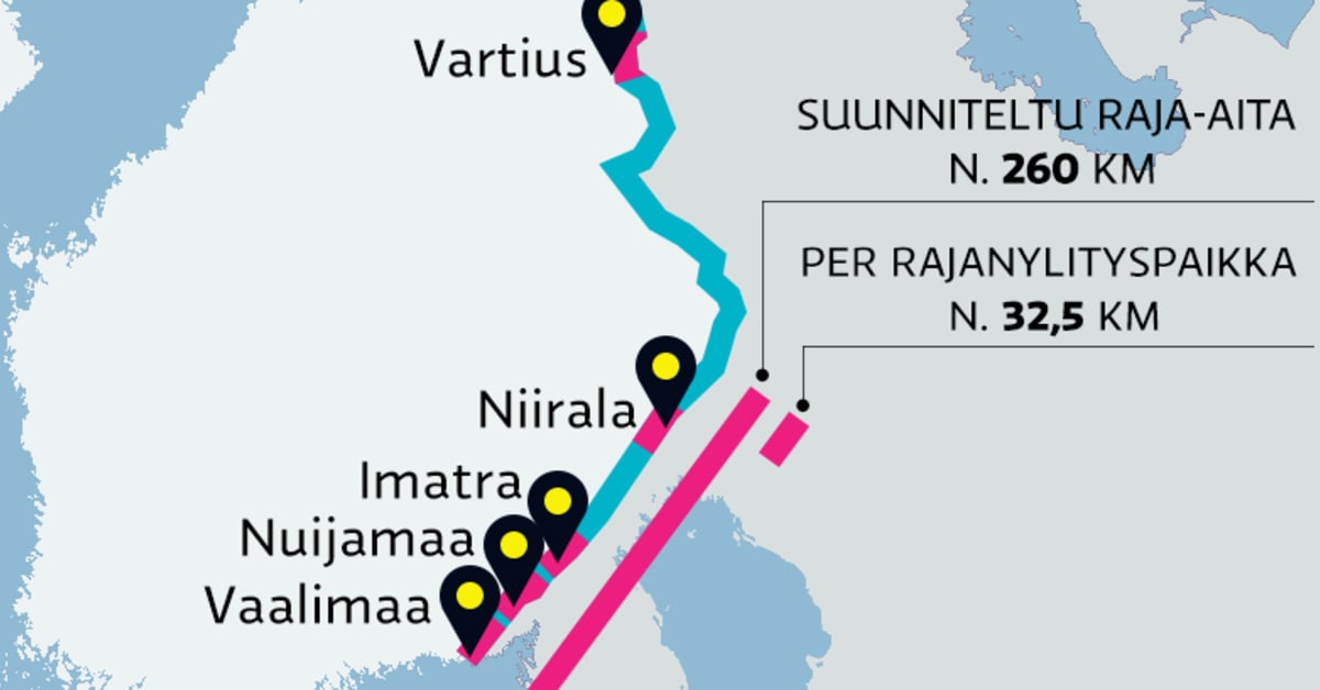Viro päätti jo seitsemän vuotta sitten rakentaa itärajalleen aidan, eikä se ole vieläkään valmis ...