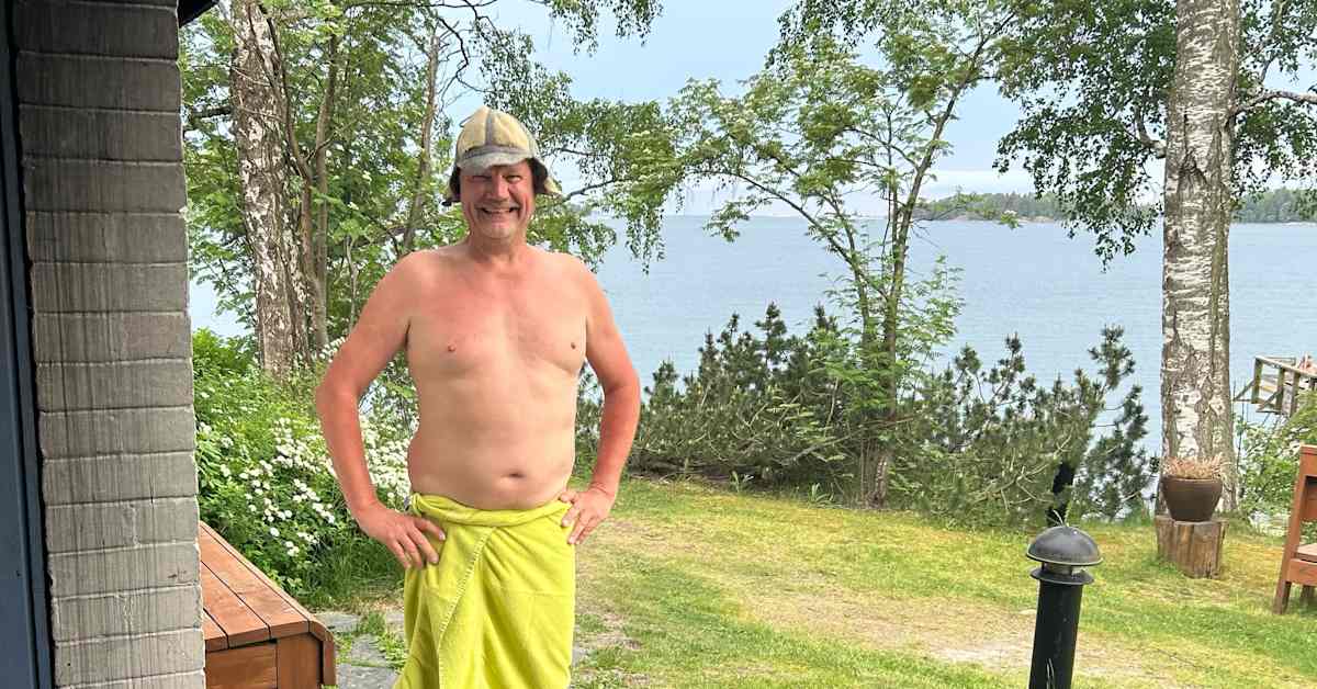 Bastufantasten Timo Lindgren: Vi pratar inte politik eller arbete i ...