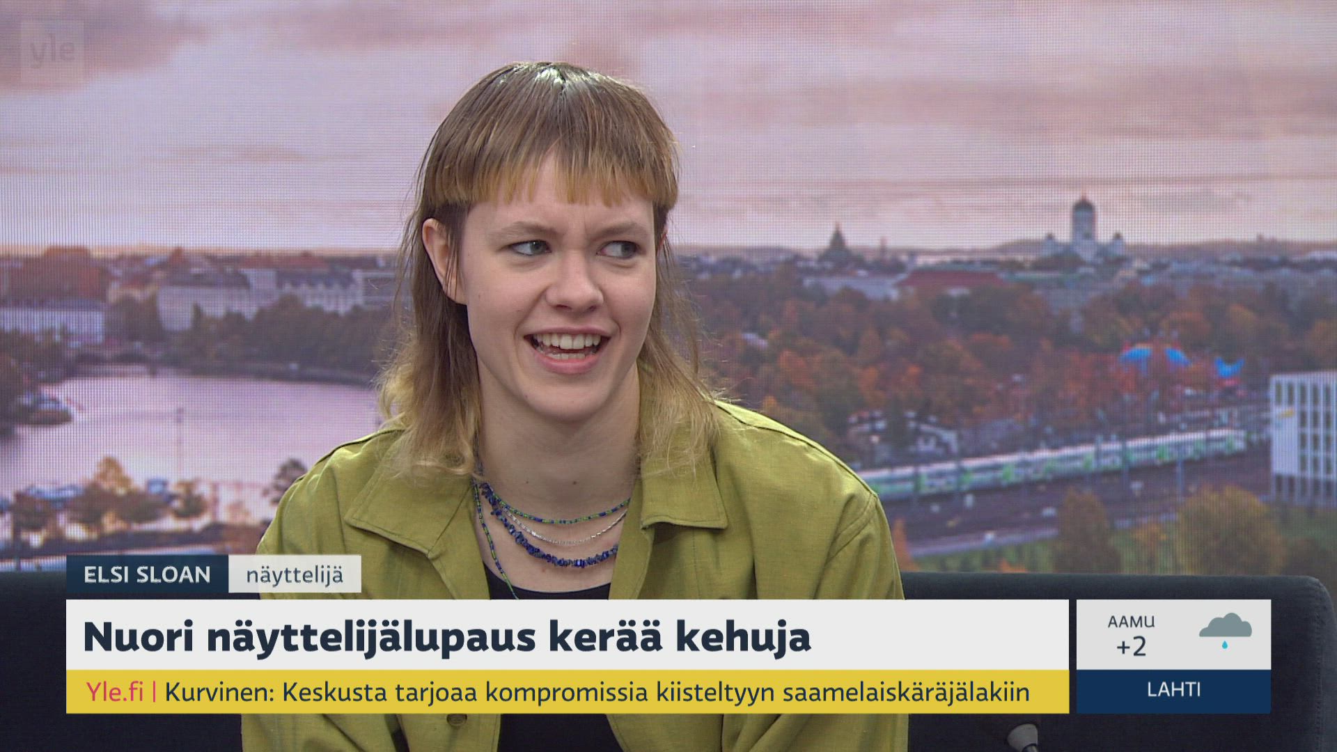 Nouseva näyttelijälupaus Elsi Sloan | Ylen aamu | Yle Areena