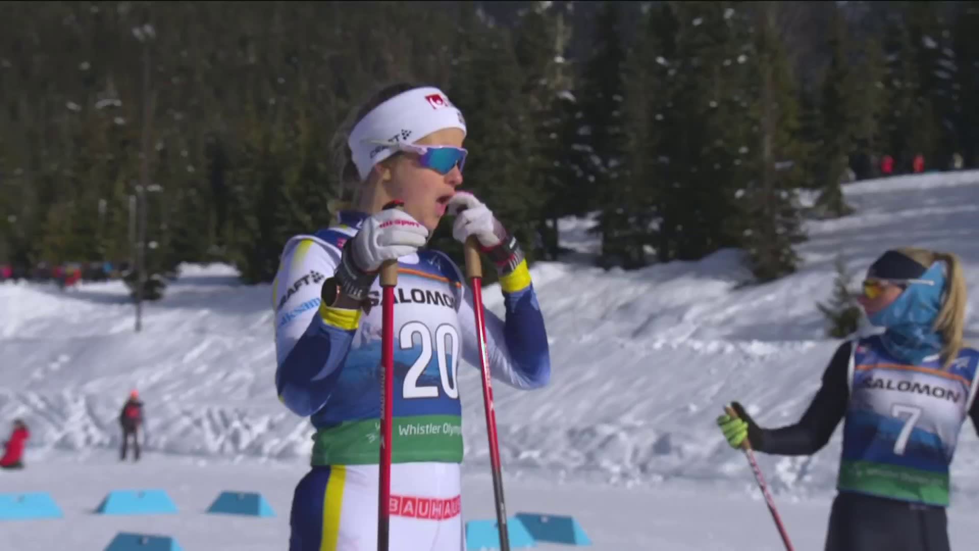 Jasmin Kähärä hiihti finaaliin, Amanda Saaren välierän pilasi ...