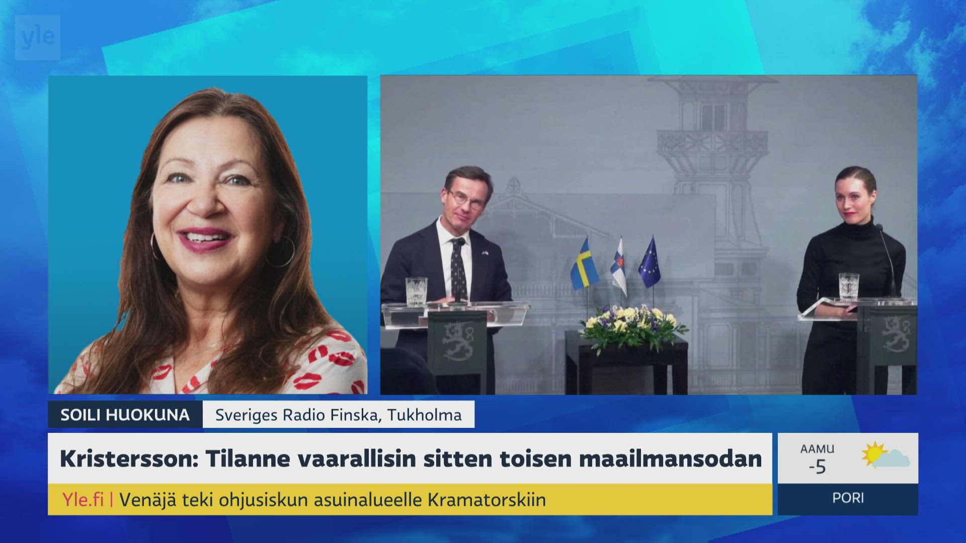 Pääministeri Marin vierailulla Ruotsissa | Ylen aamu | Yle Areena