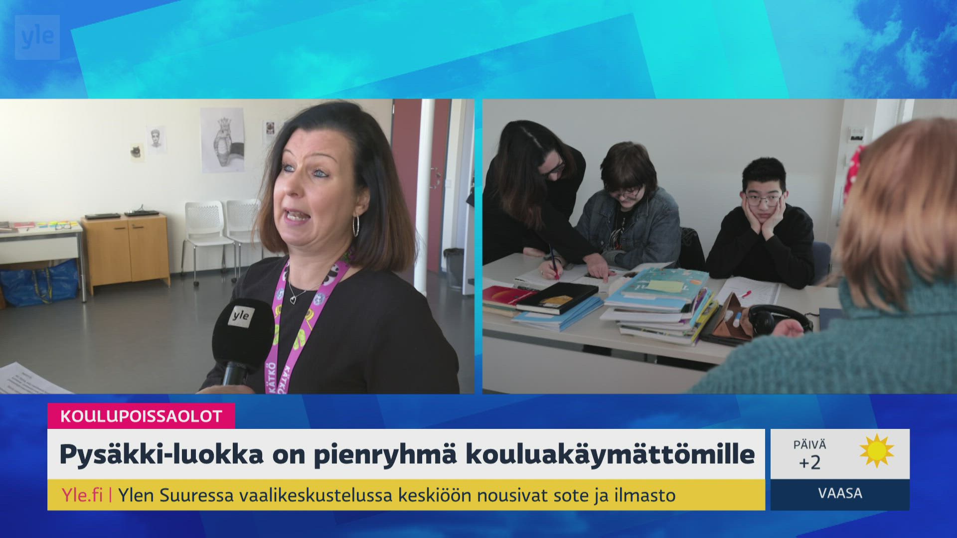 Pysäkki-luokka kannustaa koulunkäyntiin | Ylen aamu | Yle Areena