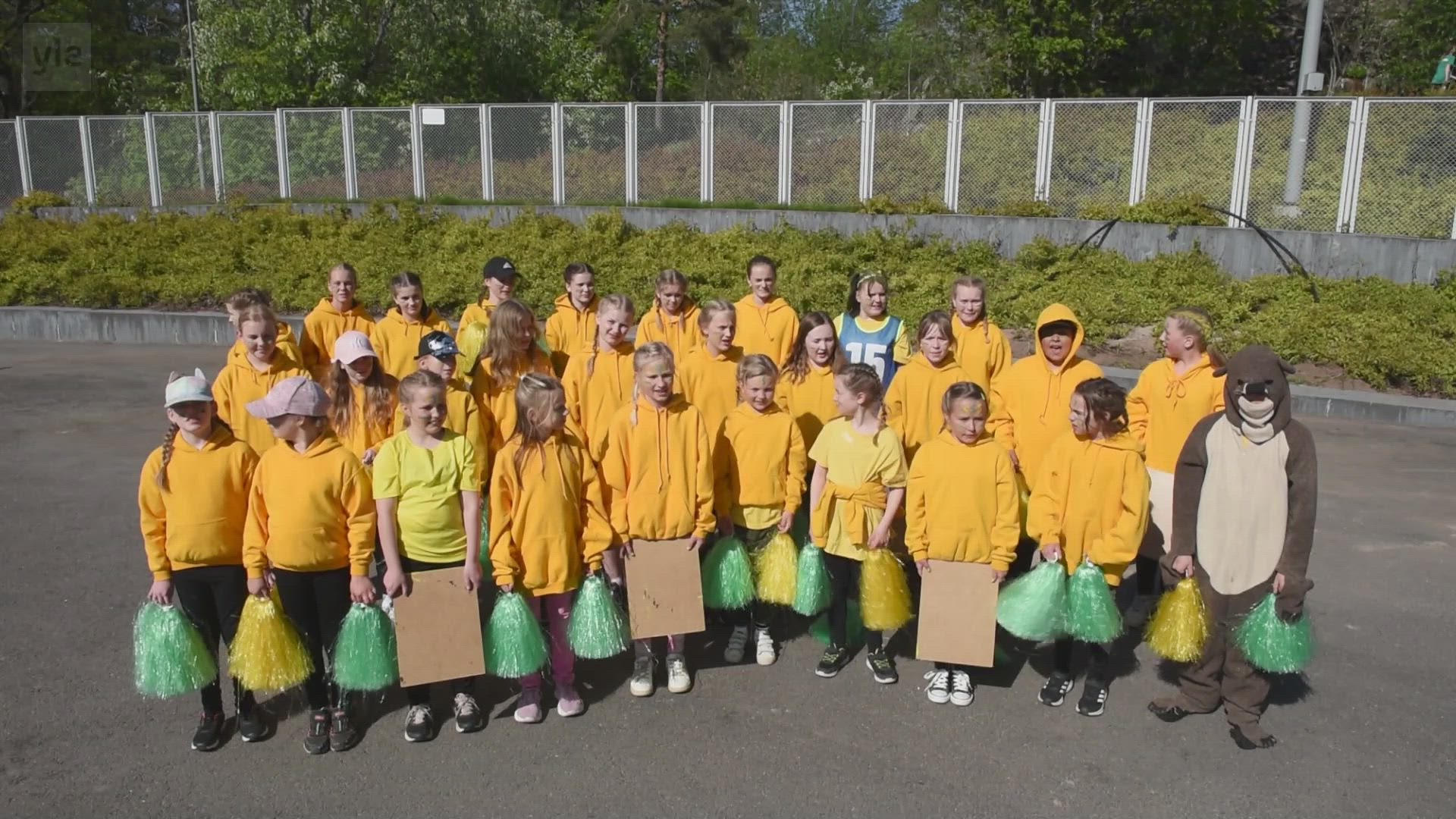 Sjundeå svenska skola | Stafettkarnevalen 2023: Hejarklackar och ...