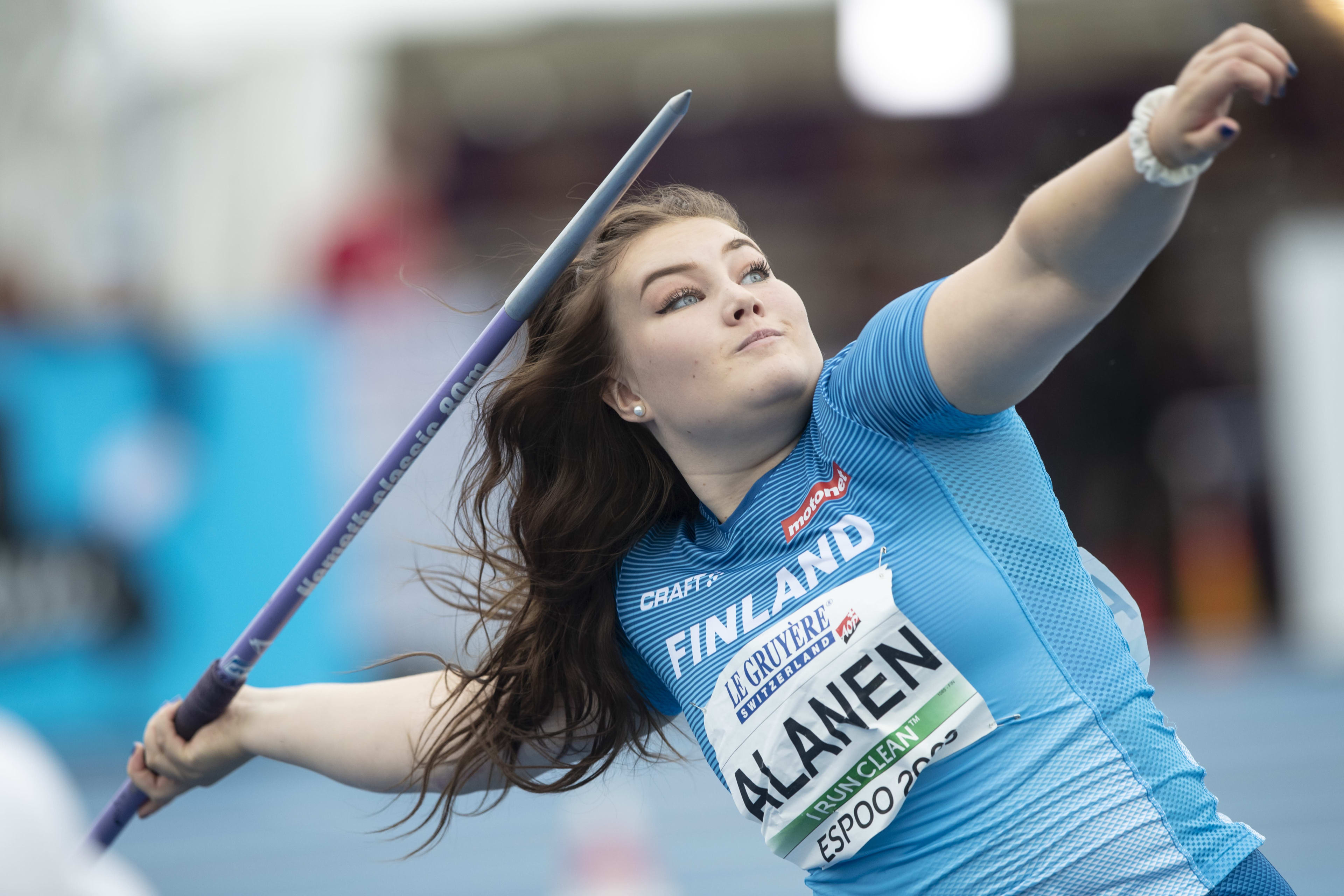 Anni-Linnea Alanen heitti pronssituloksensa ensimmäisellään | Friidrott ...