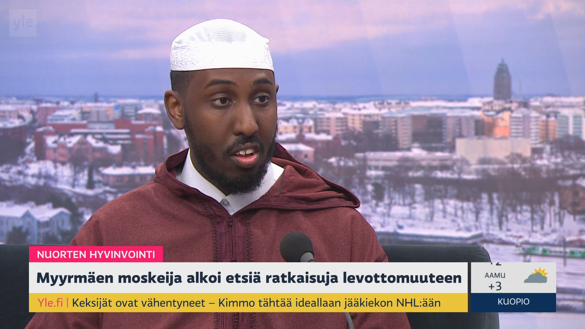 Myyrmäen moskeijan imaami Sharmarke Said Aw-Musse | Ylen aamu | Yle Areena