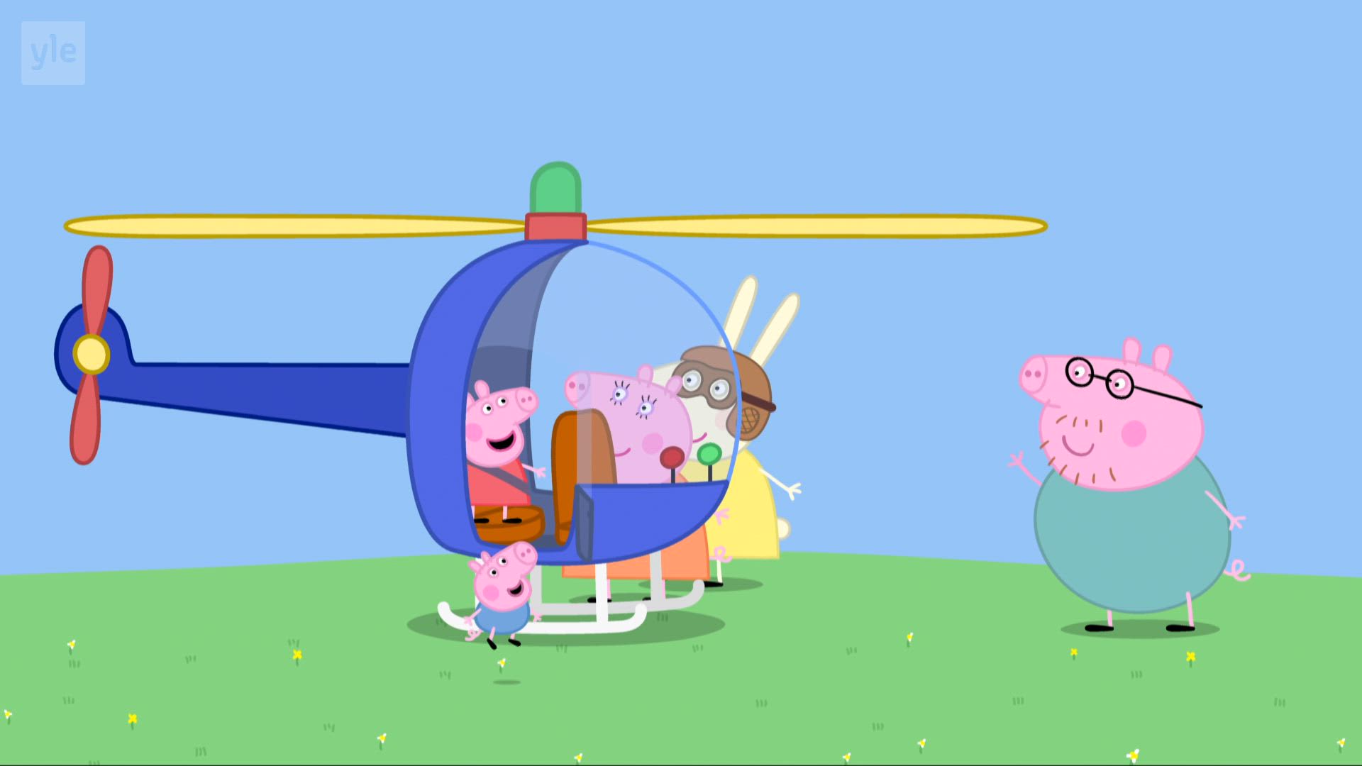 Neiti Jäniksen helikopteri | Pipsa Possu | Yle Areena