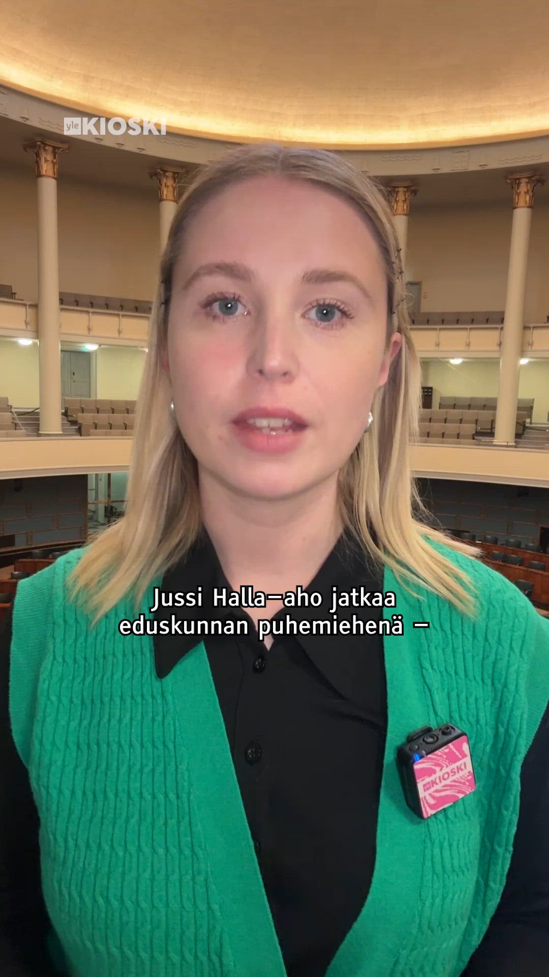 Jussi Halla-aho jatkaa eduskunnan puhemiehenä | Yle Kioski eduskunnassa | Yle Areena