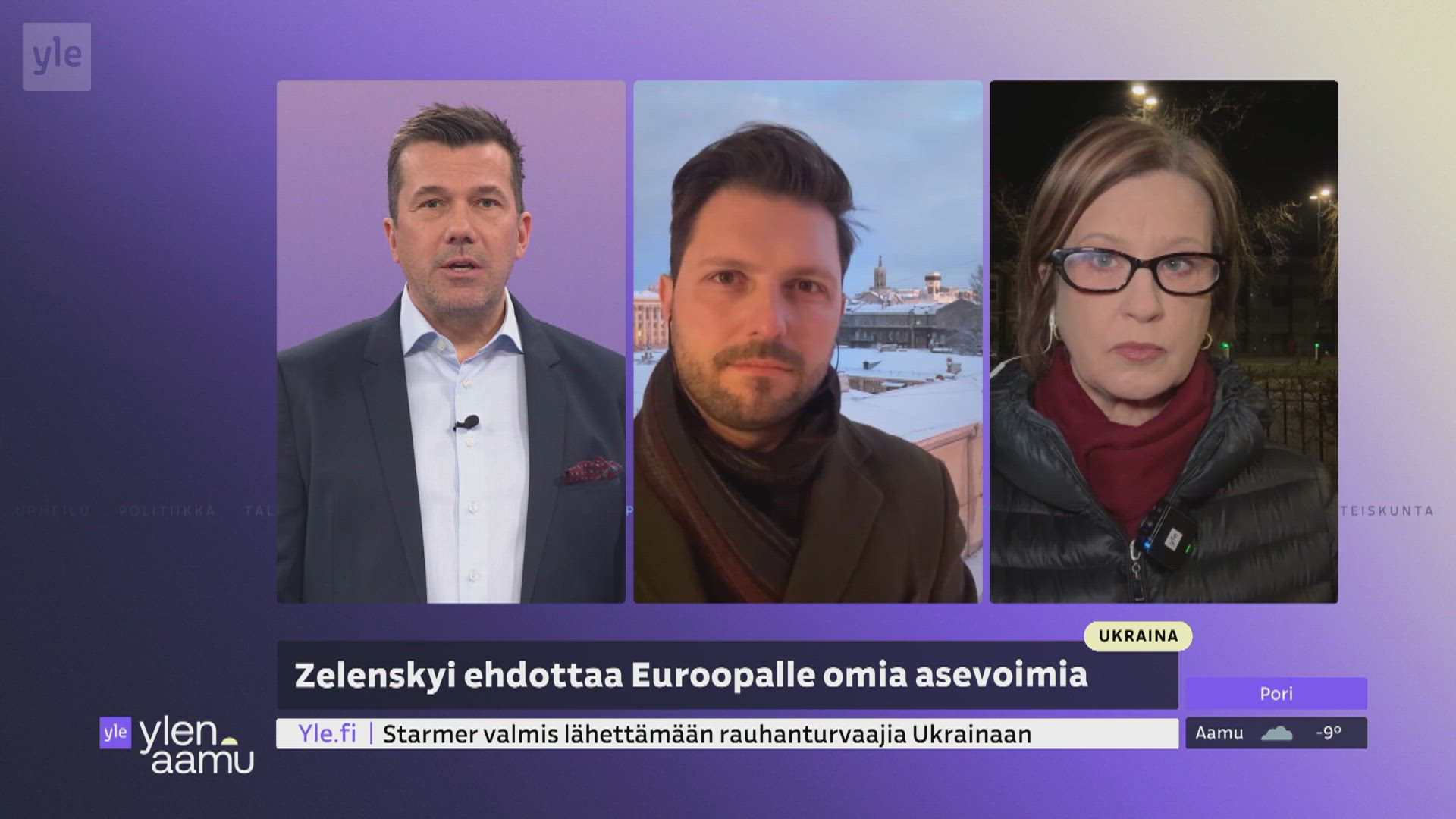 Ukrainan ja Britannian reaktiot Münchenin kokoukseen jälkeen | Yles morgon | Yle Arenan