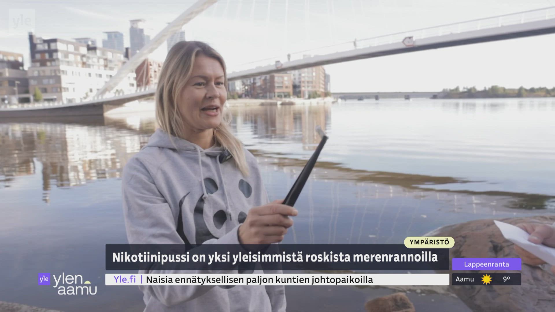 Luontoon heitettyjen nikotiinipussien haitat | Yles morgon | Yle Arenan