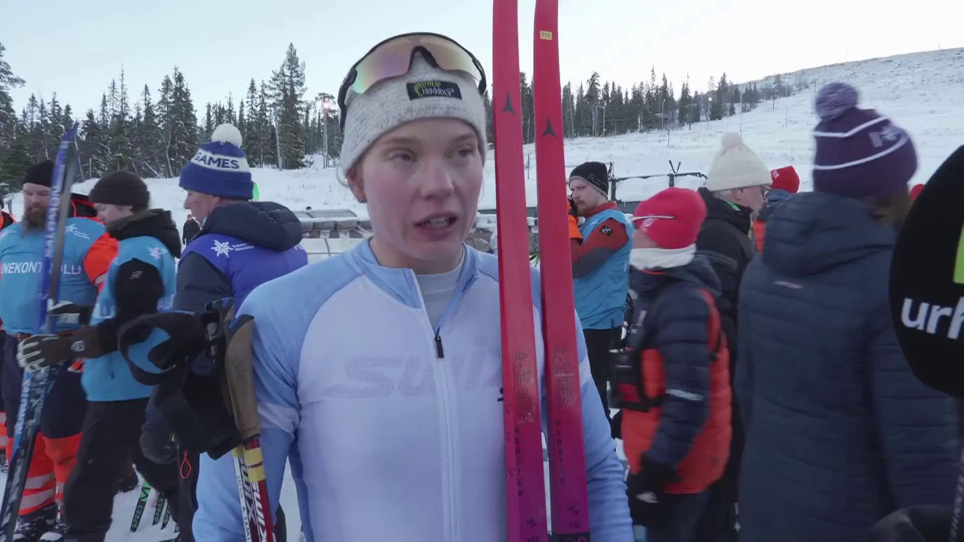 Amanda Saari kommentoi nelossijaansa Oloksen Tykkikisoissa ...