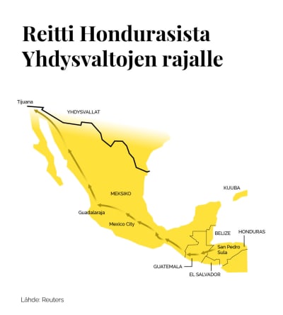Yhdysvaltain siirtolaiskriisi 60 sekunnissa – Greiby Sanchez pakenee ...