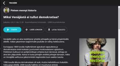 Tiesitkö nämä Areenan ominaisuudet? – Areena – yle.fi