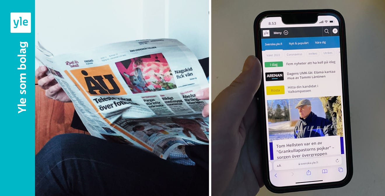 Svenska Yles nyheter börjar publiceras i Åbo Underrättelsers papperstidning – Yles ...