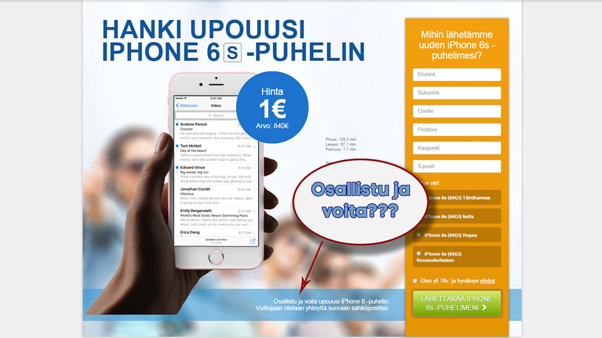iPhone eurolla — aikuisten oikeastiko? – Kuningaskuluttaja – yle.fi